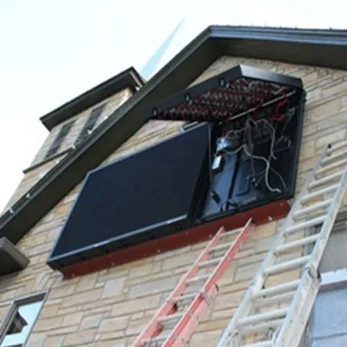 Painel de LED Outdoor Residencial | Display LED de alto brilho e ...